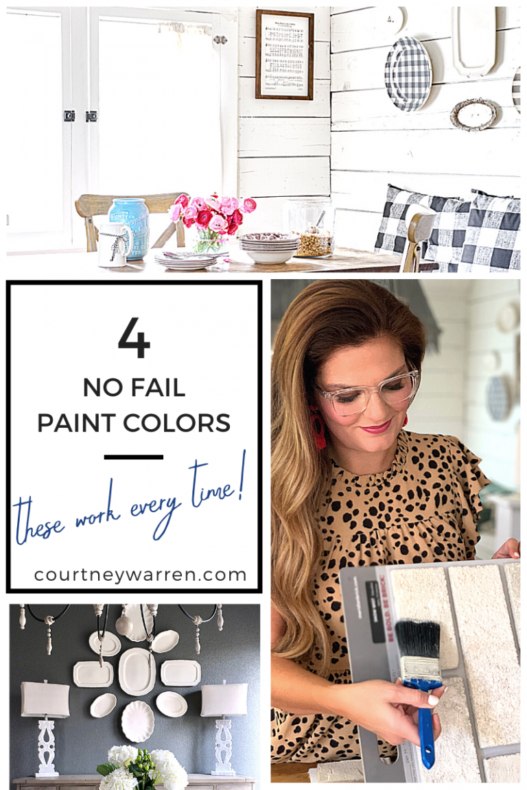 4 No Fail Paint Colors | Courtney Warren Home